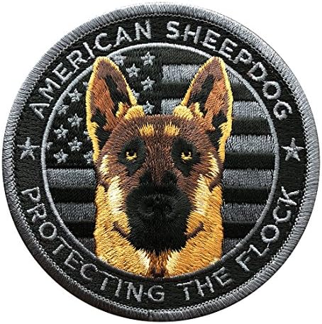 Amazon.com: GSS - German Shepherd Embroidered Tactical Patch with ...