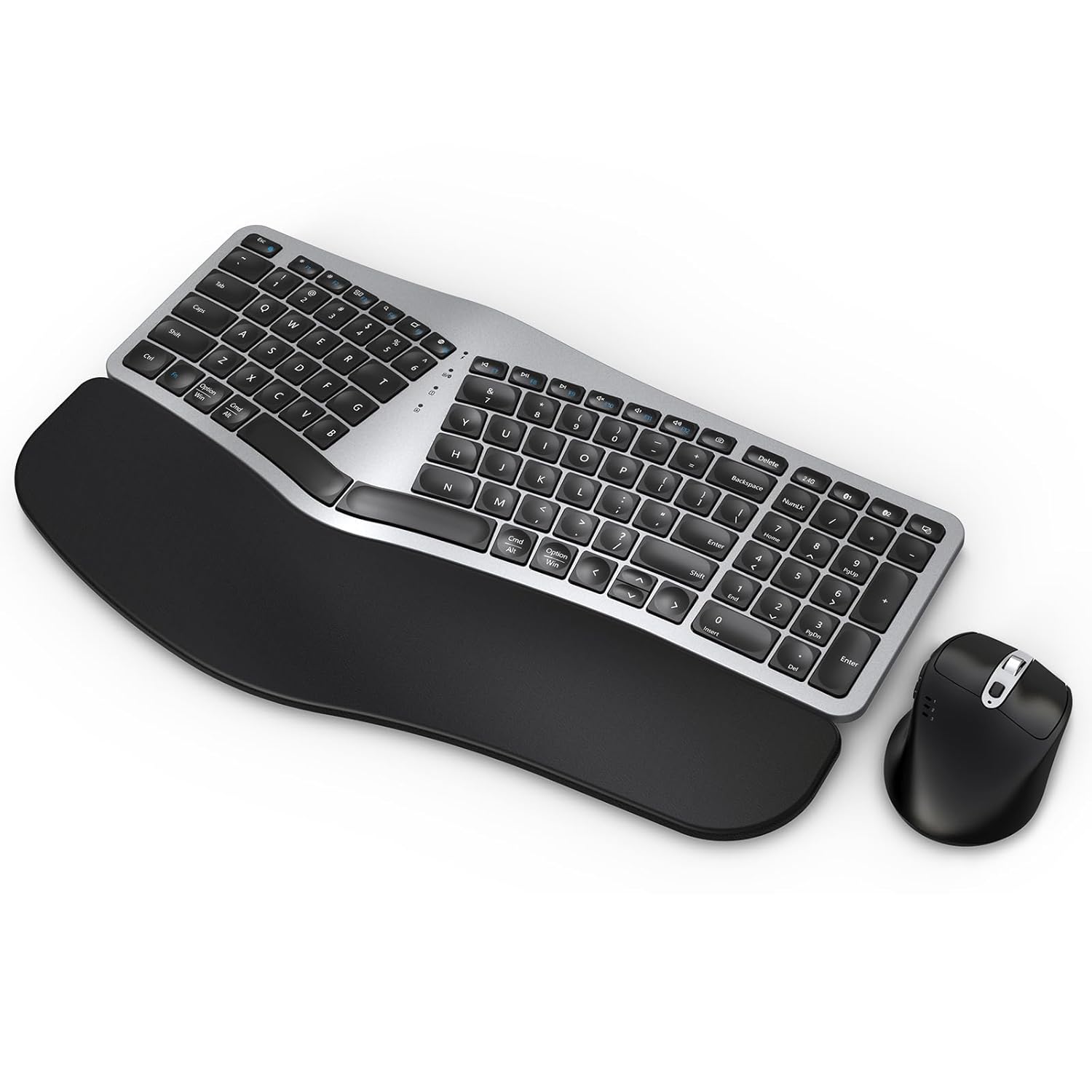 Amazon.in: Buy MK960 Ergo Wireless Keyboard Mouse Combo, Bluetooth/2.4G ...