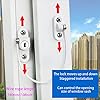 HASTHIP® Child Safety Window Lock Chain Door Latch with Key Window ...
