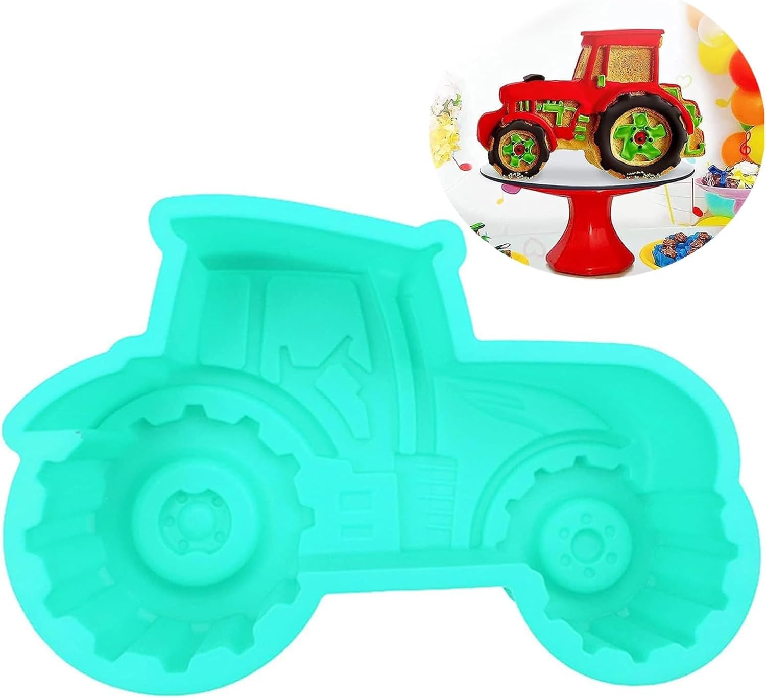 3D Children's Silicone Cake Mould for Car Silicone Mould for Children's ...