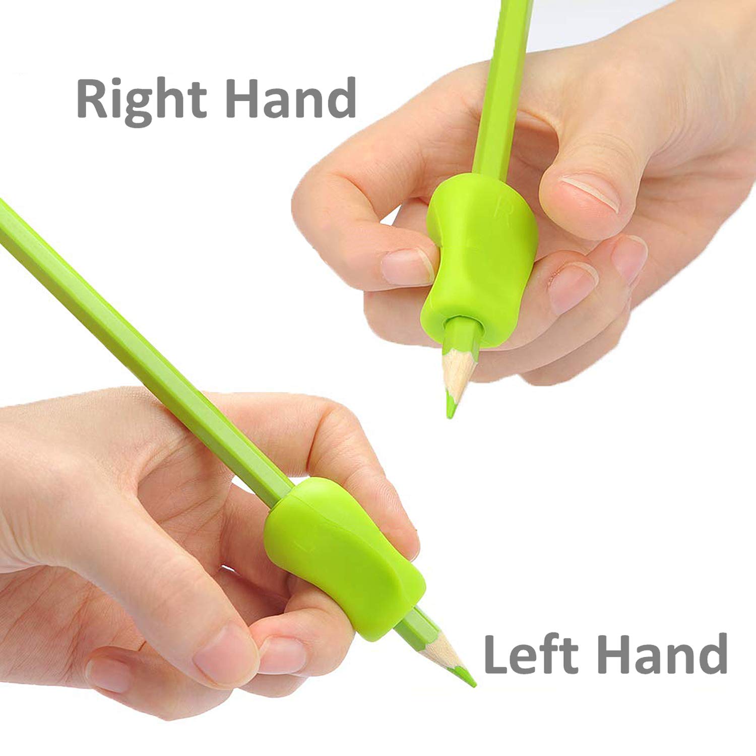 10 Pack Pencil Grips for Children, Finger Grips Holder Ergonomic ...