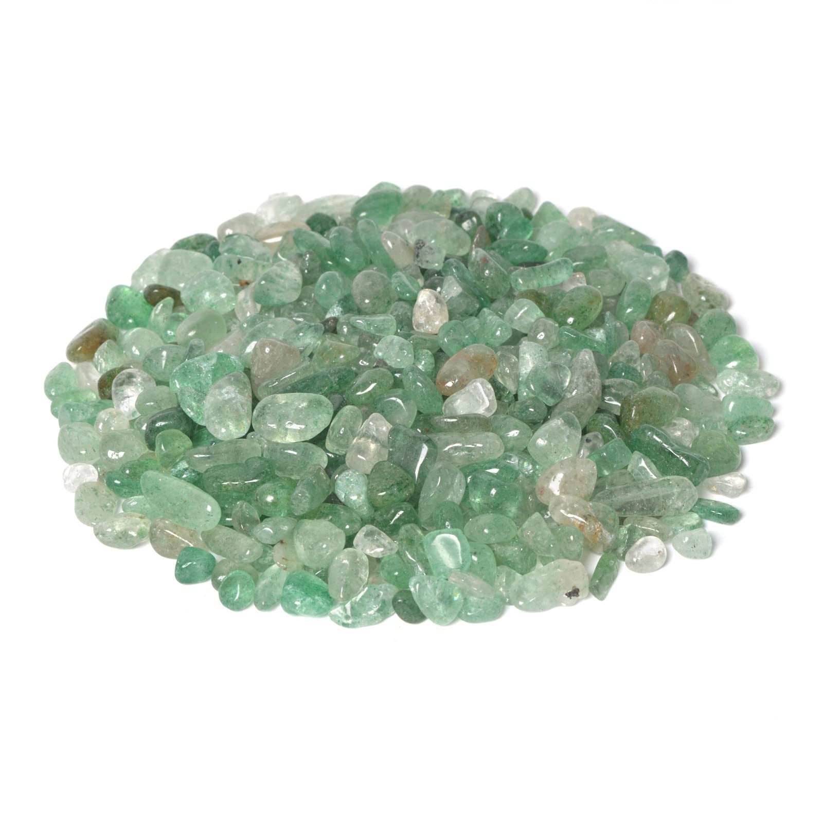 Snapklik.com : Natural Green Strawberry Quartz Polished Chips Crushed ...