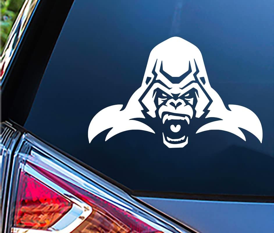 Amazon.com - Angry Gorilla Attacking Monkey Vinyl Sticker Decal 6x4 ...