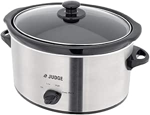 Judge Large Electrical Slow Cooker 3.5L 180W with Removable Ceramic Pot ...