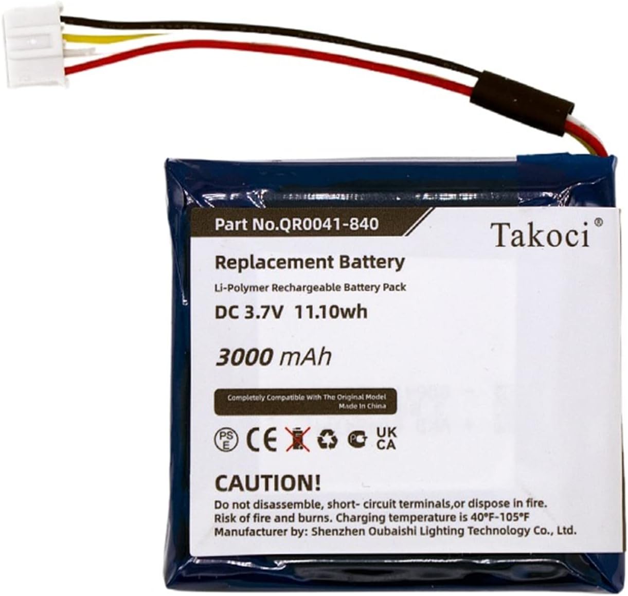 Amazon.com: Youejoeq Replacement QR0041-840, SP584646-1S2P, VT26 ...