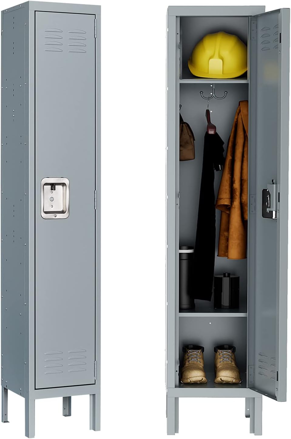 MIIIKO 3 Tier Metal Lockers - Large Employee Storage Macao | Ubuy