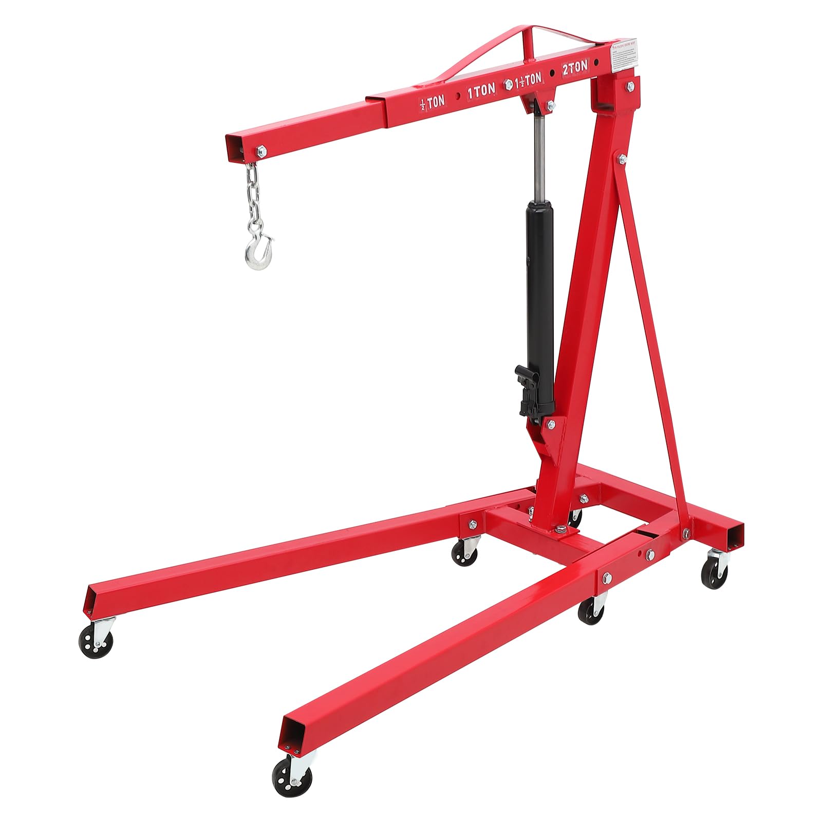 Snapklik.com : TROPOW 2 Ton Engine Hoist, Mobile Hydraulic Engine Crane