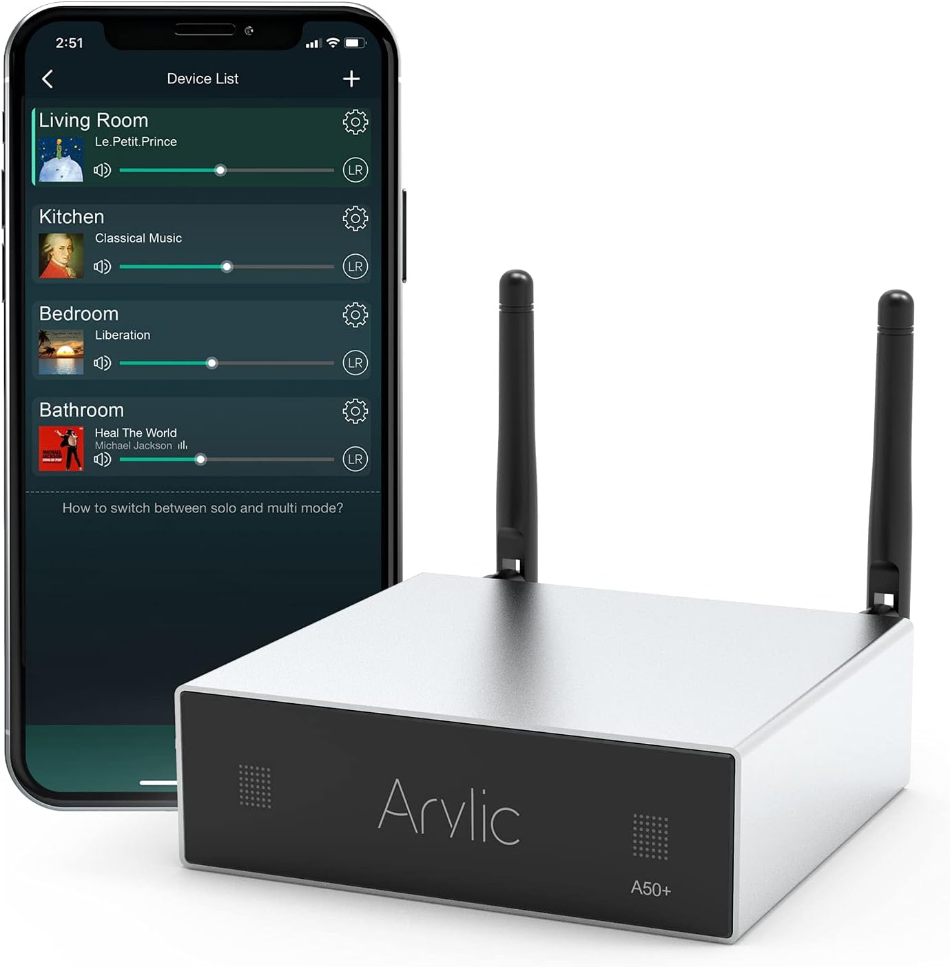 Amazon.com: Arylic S10+ AirPlay Audio Receiver, Multiroom Stereo with ...