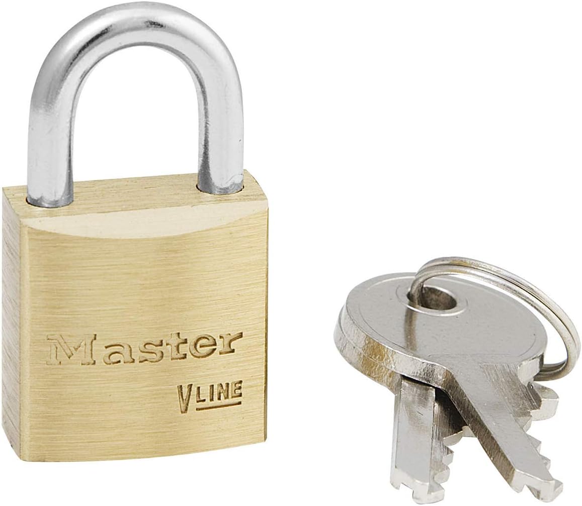 Master Lock V-Line 4130KA 243, Keyed Alike Brass Padlock - Amazon.com