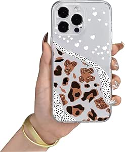 Amazon.com: for iPhone 14 Plus Case, Splicing Leopard Print Luxury Leopard Pattern Design Cases ...
