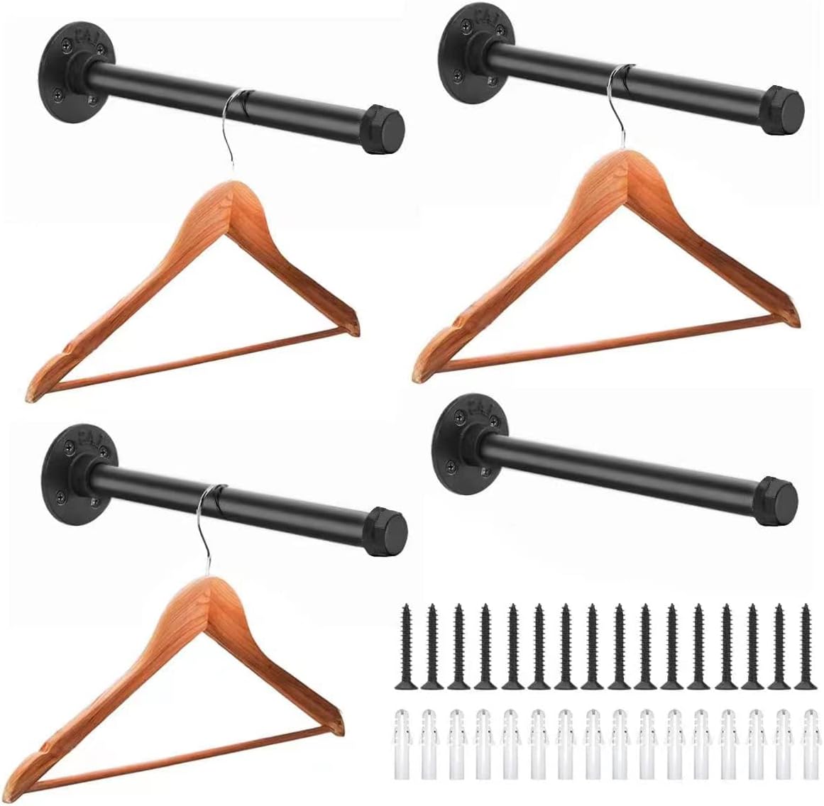 Amazon.com - Hanging Bars 43" Iron Wardrobe Assistant Corner Hanging Bar