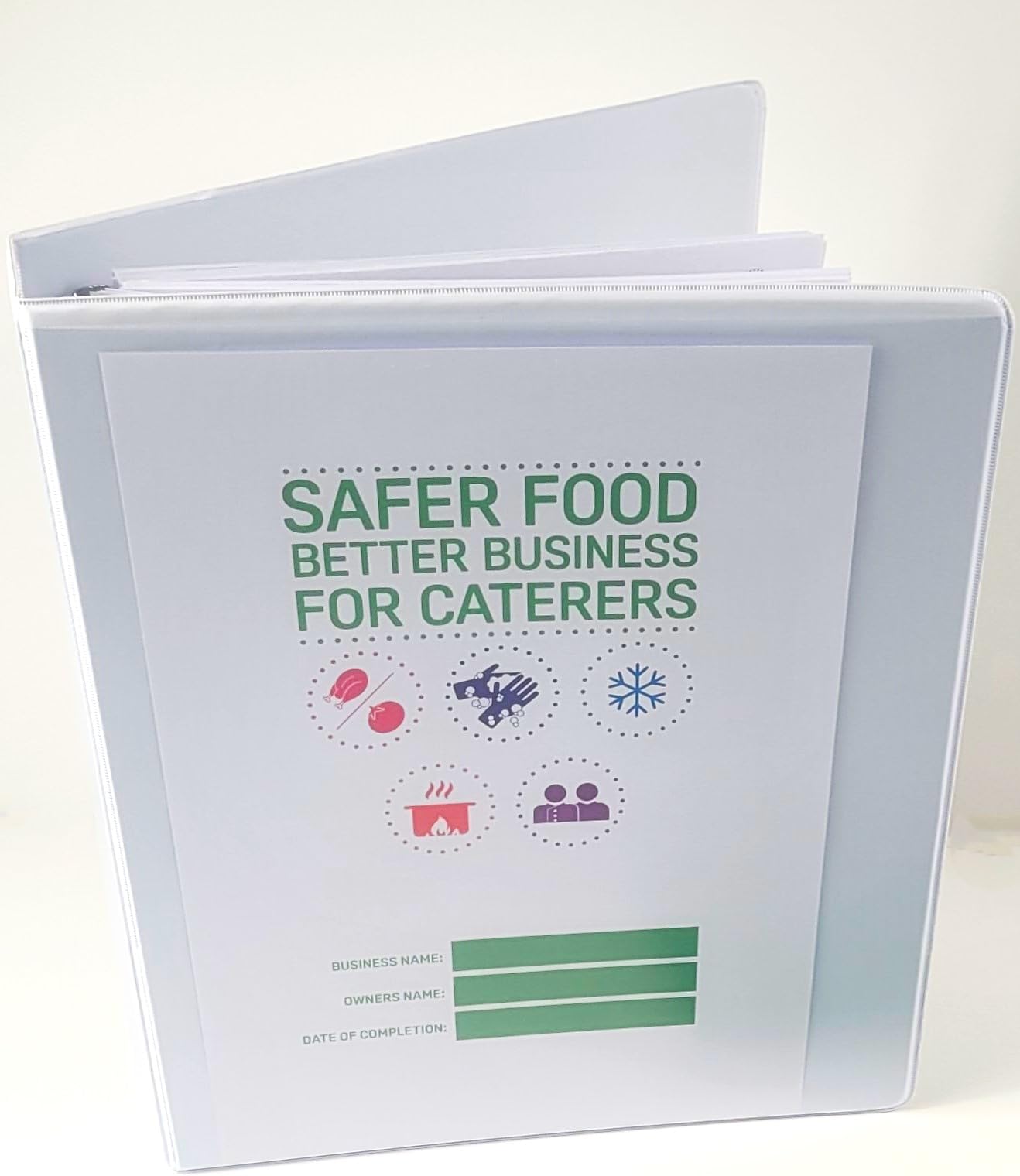 Safer Food Better Business for Caterers Folder Ring Binder 2025 with 13 ...