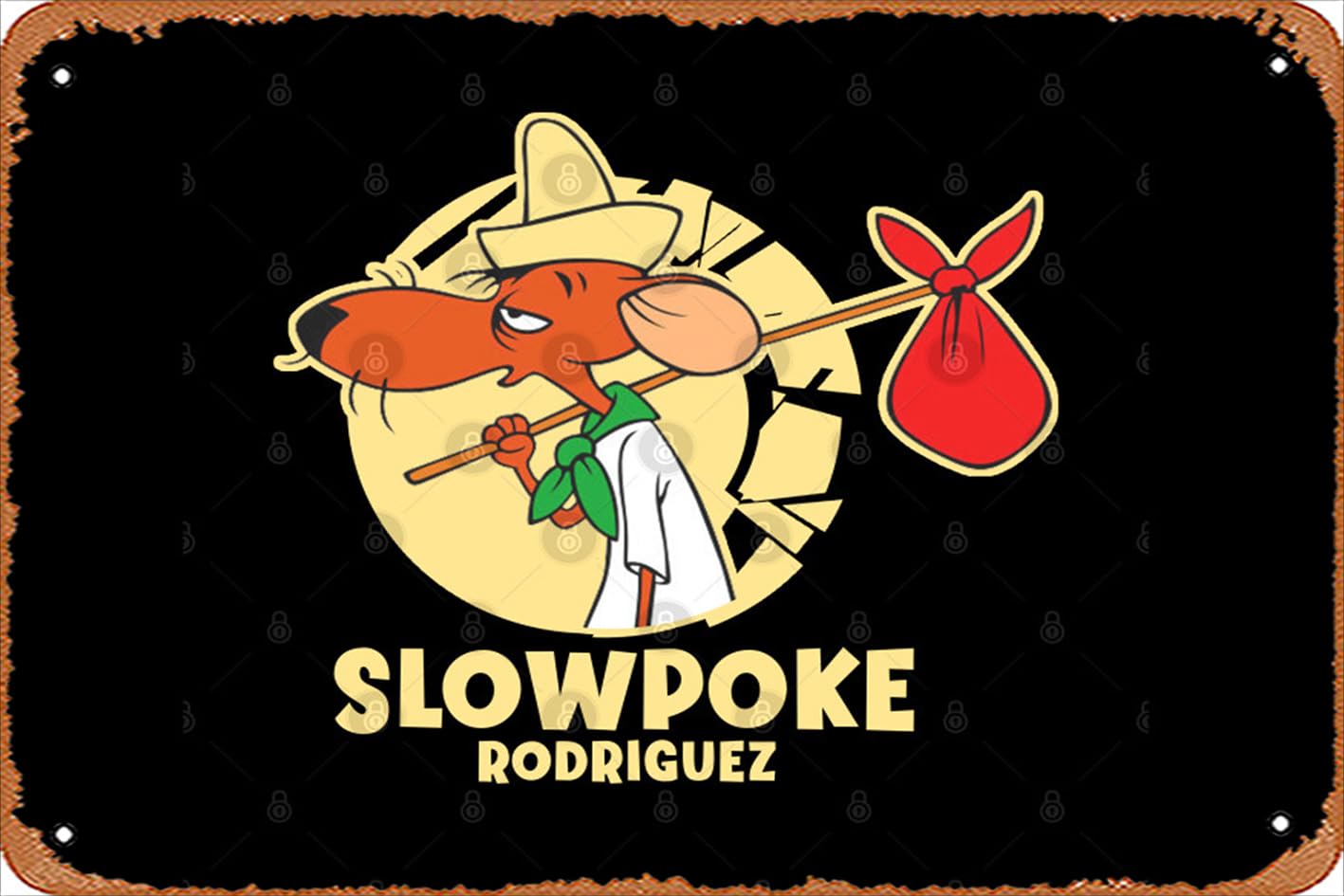 Amazon.com : Zuhhgii Retro Tin Sign Slowpoke Rodriguez - slow Vintage ...