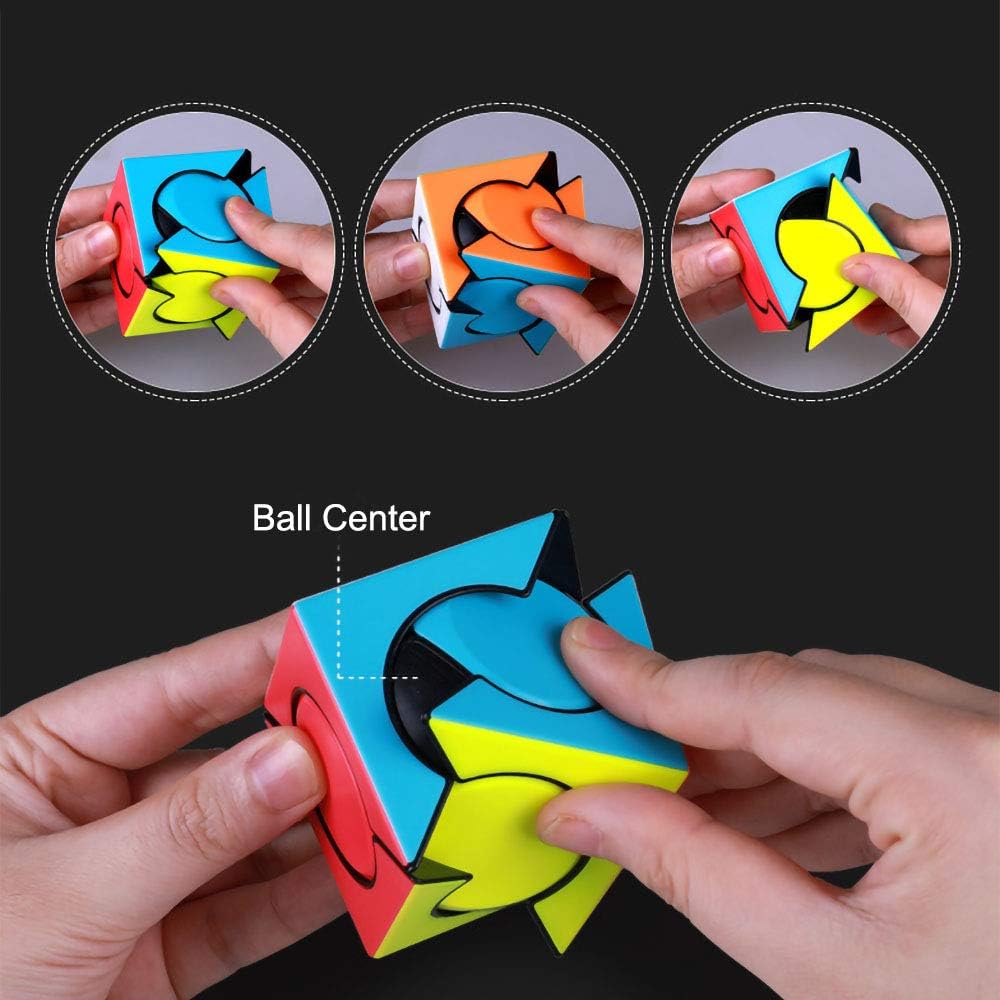 OJIN MO FANG GE Fangyuan Skewb Irregular Six Spot Cube Puzzle Mofangge ...