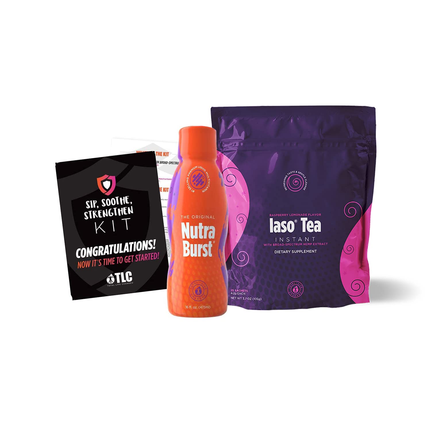 Buy TLC Sip, Soothe, & Strengthen Kit - NutraBurst Liquid Multi - 32 ...