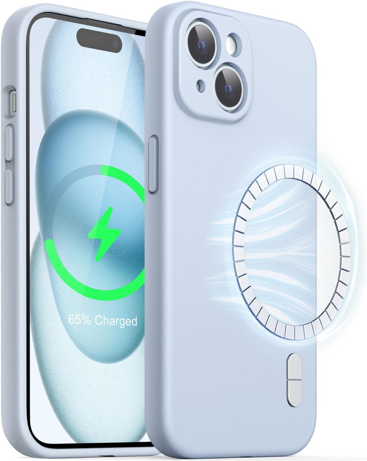 JETech Magnetic Case for iPhone 15 6.1-Inch Compatible with MagSafe ...