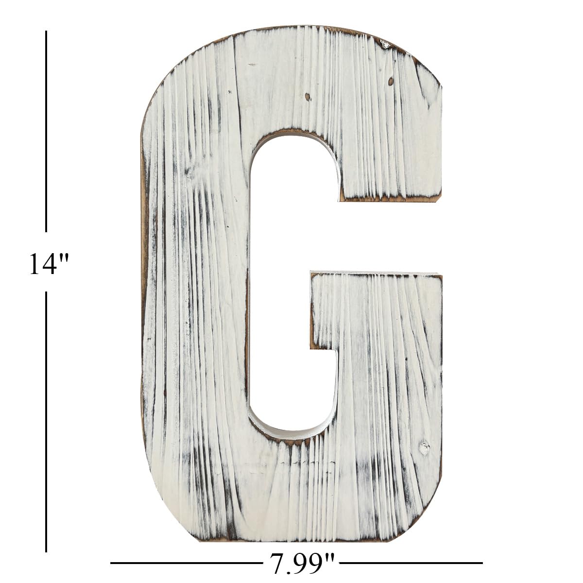 Snapklik.com : ABELOTS Rustic Wooden Letter G Wall Decor, Distressed ...
