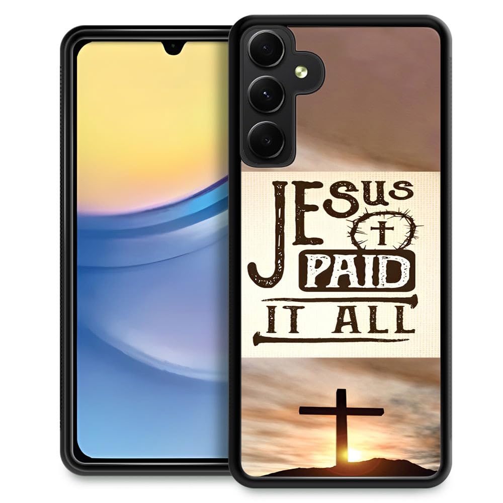 Amazon.com: TAMEFOX Compatible with Samsung Galaxy A15 Case,Jesus ...