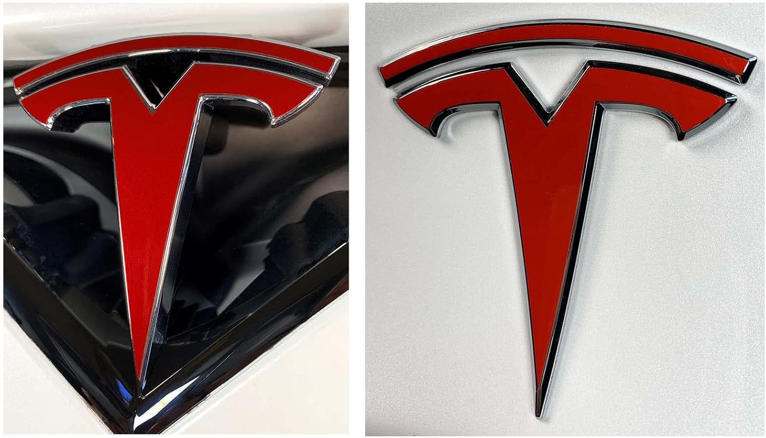 Amazon.com: Custom Cut Graphics Logo Decal Wrap for Tesla Model X, 4 pc ...