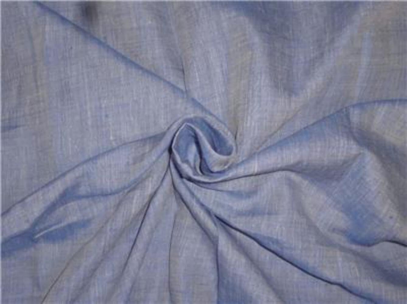 Amazon.com: Two Tone Blue x Ivory Color Linen Fabric 54"wide Cut Length ...