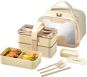 Ruucy Lunch Box Kit, 1440 ml Lunch Box for Adults, Children with ...