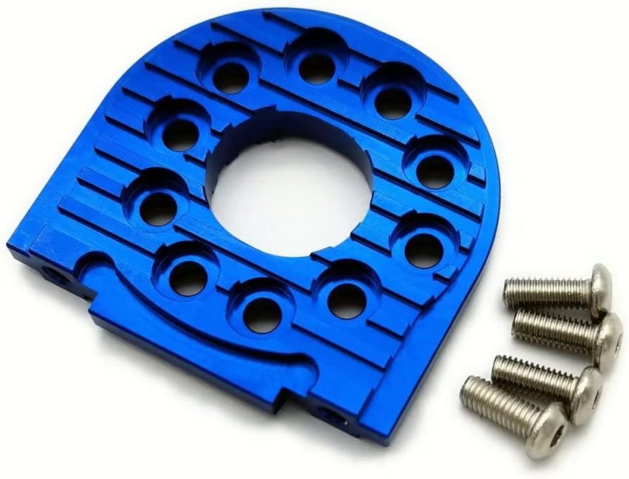 Amazon.com: Aluminum Adjustable Motor Mount 16T-25T Blue for Tamiya ...