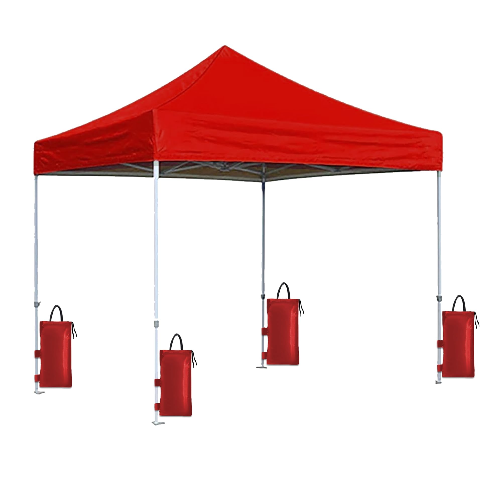 Shri R K 10 X 10 Feet Red Gazebo Canopy | Desertcart INDIA