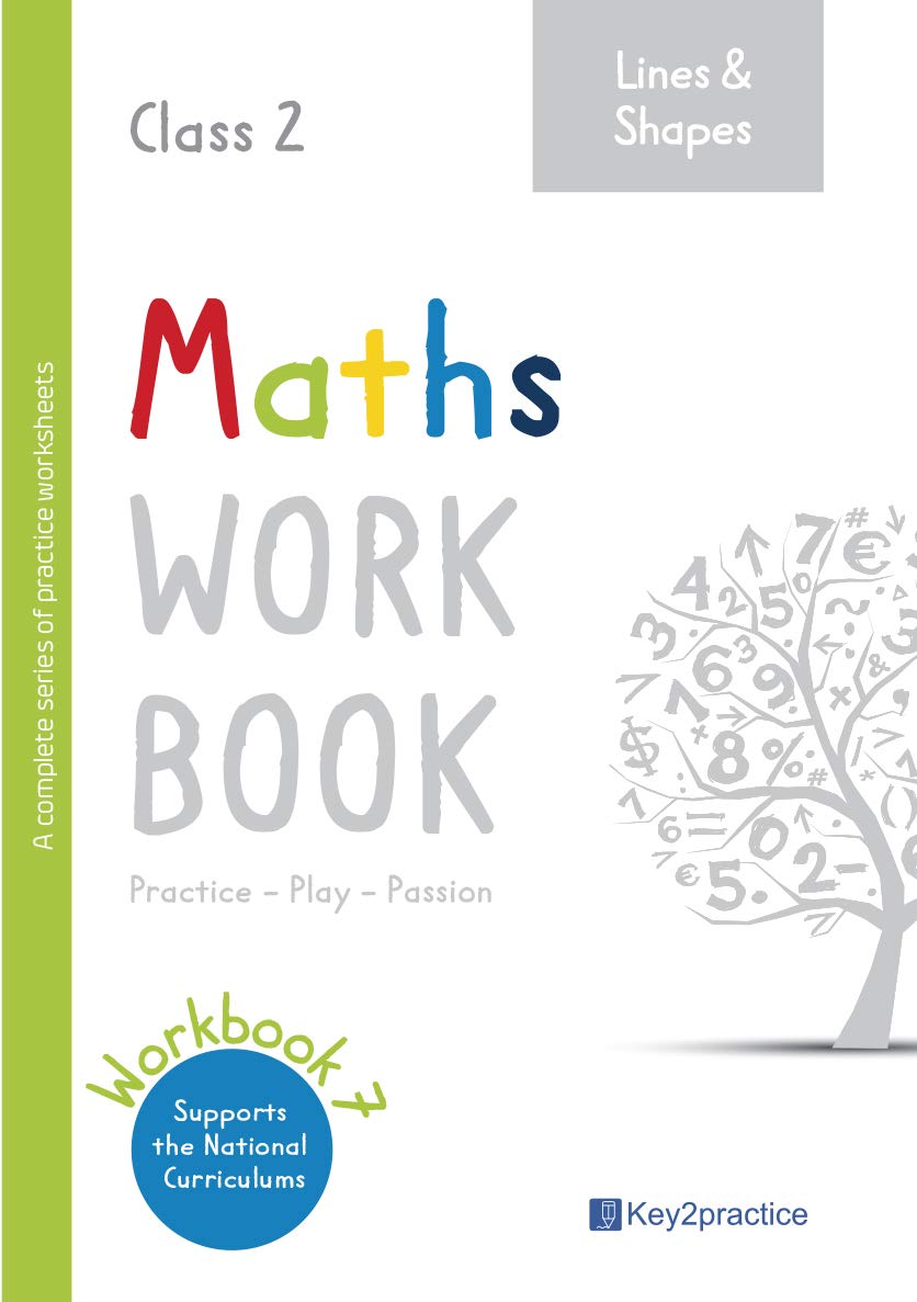 Key2practice Maths Workbook for Class 2 - Topic Lines and Shapes ...