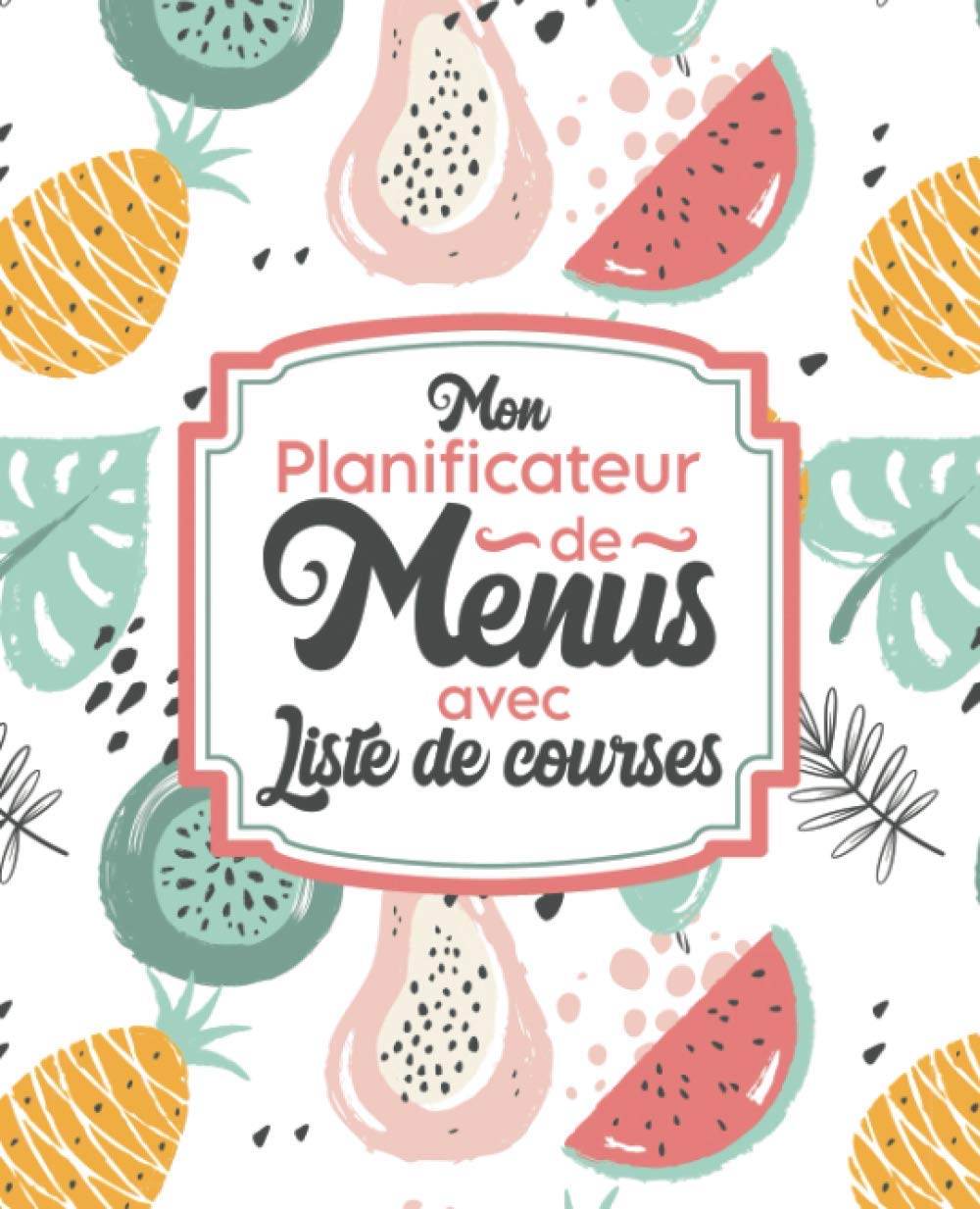 Planificateur De Menus Avec Liste De Courses Organiseur De Repas ...