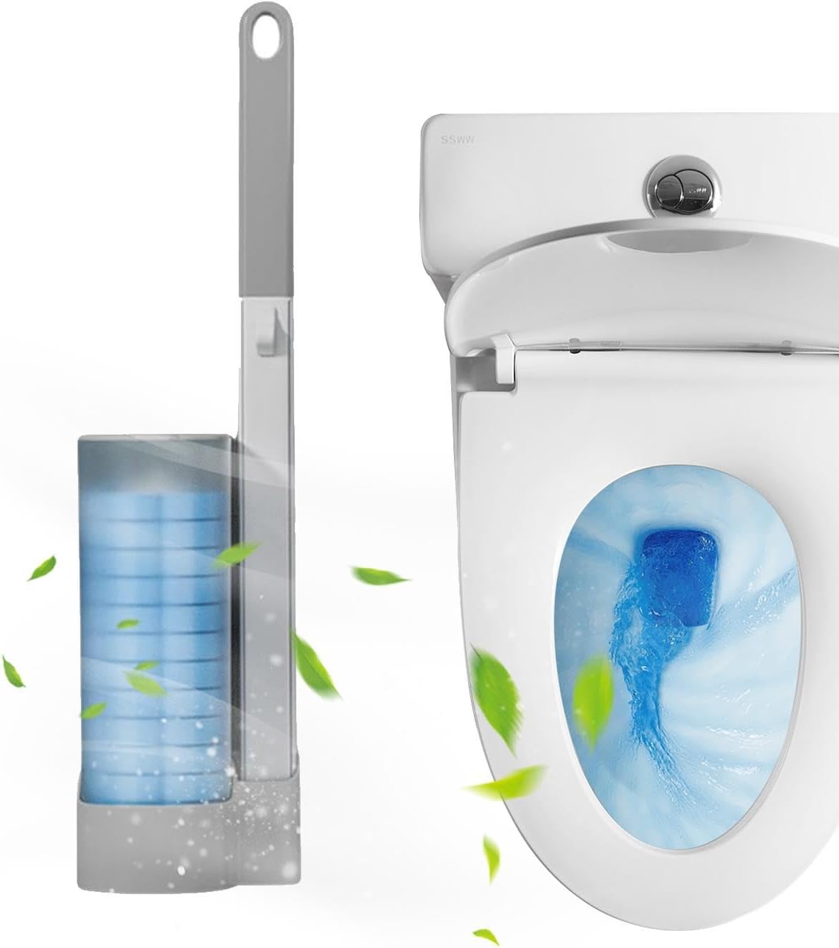 Amazon.com: Shakven Toilet Wand Kit with Refills, Toilet Bowl Cleaning ...