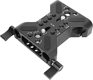 Camera Base Plate,15mm Rail Camera Base Plate,Professional Double Hole ...