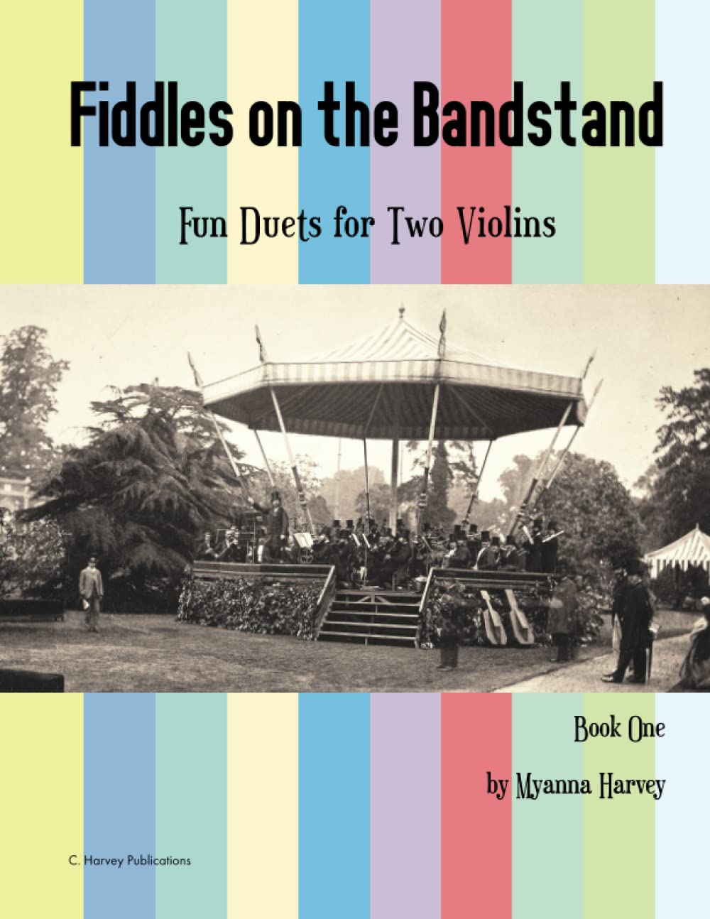 Amazon.com: Fiddles on the Bandstand, Fun Duets for Two Violins, Book ...