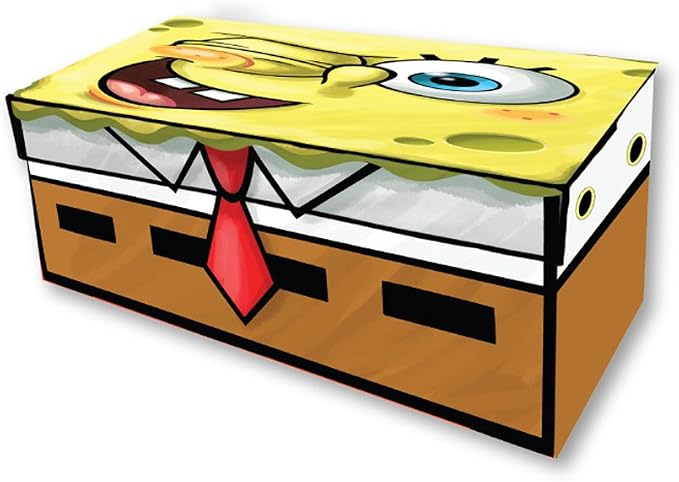 Amazon.com: Nickelodeon Spongebob Squarepants Collapsible Storage Trunk ...