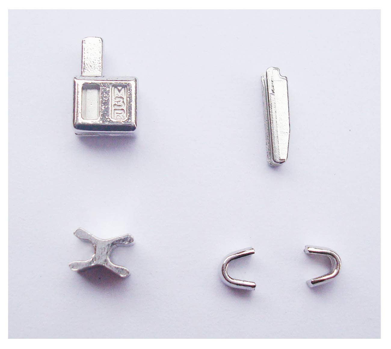 #3 metal zipper head box zipper sliders retainer insertion pin easy for ...