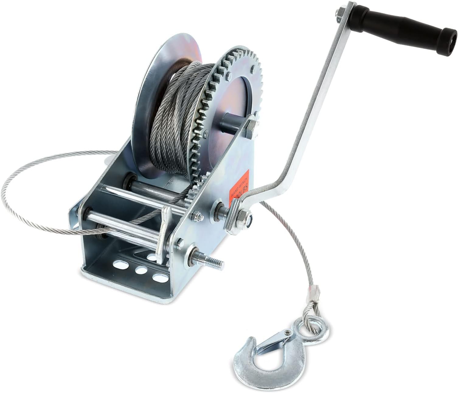 Amazon.com: Mount Plate with 5 Bolts for 3500 or 3200 lbs Hand Winch ...