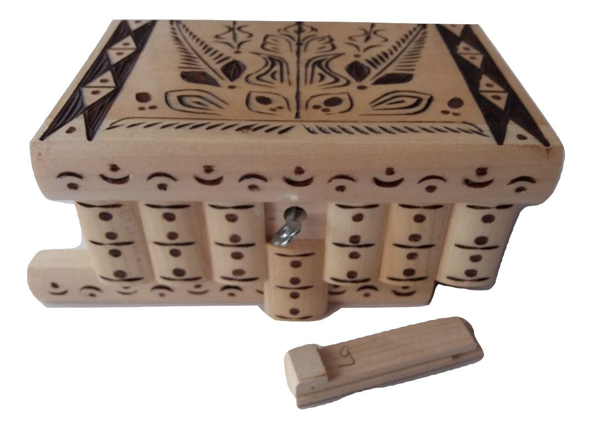 Amazon.com: Big puzzle box jewelry box magic box new mystery wooden ...