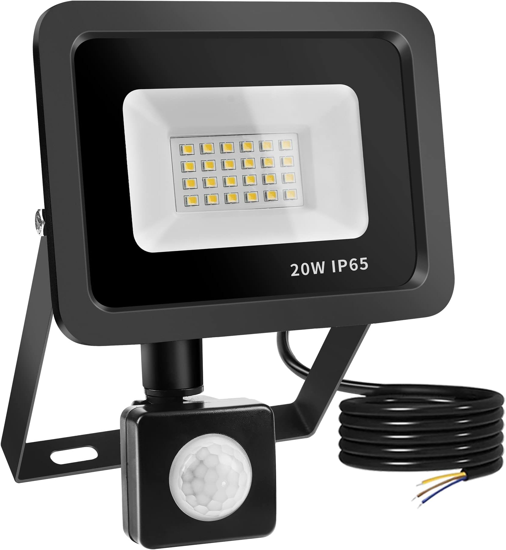 20W Fari Led da Esterno con Sensore di Movimento, Realky IP65 ...