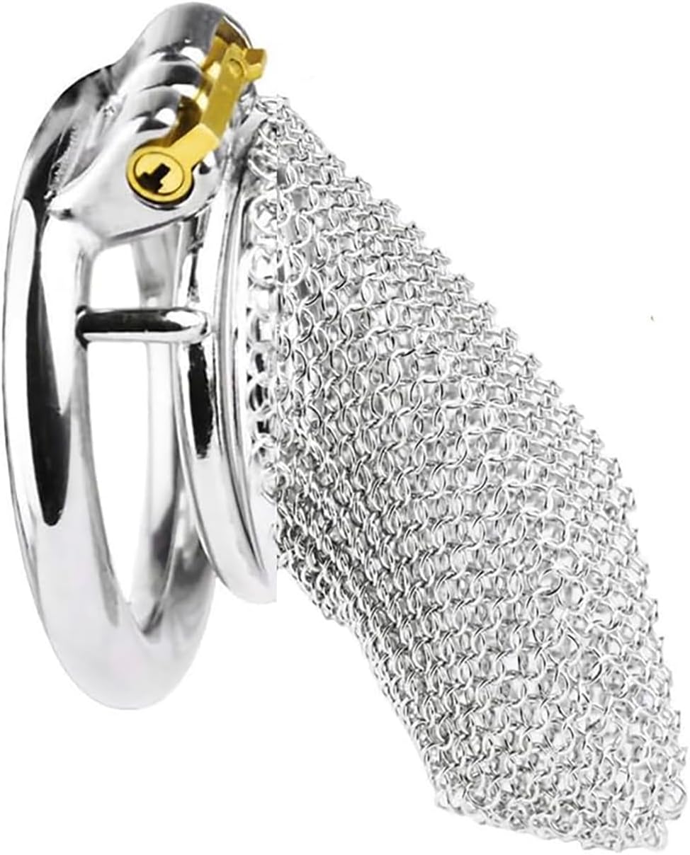 Amazon.com: RAIURVY Stainless Steel Funnel Shaped net Bag Male Chastity ...