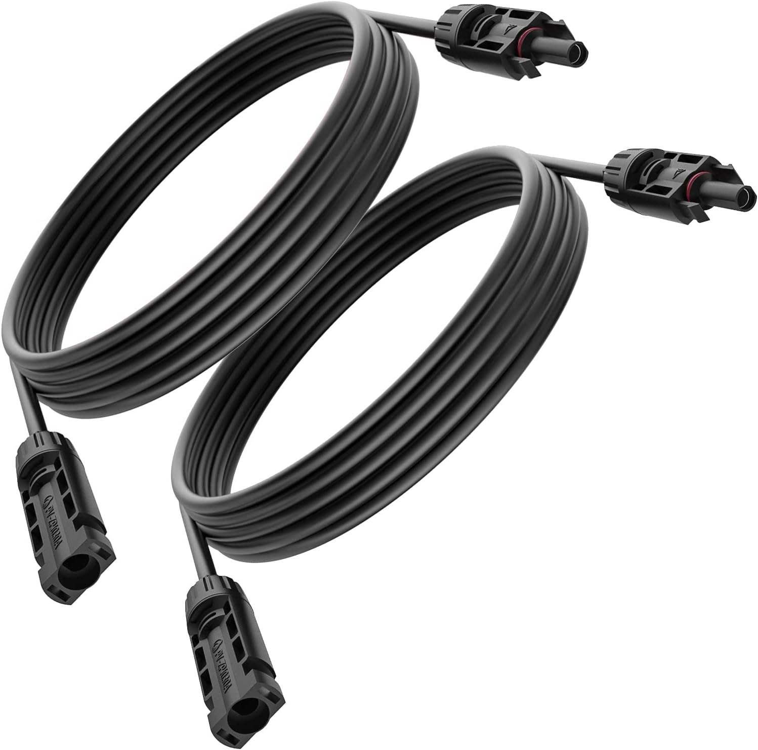 Amazon.com: Solar Panel Extension Cable - 12AWG(3.3mm²) Solar Extension ...