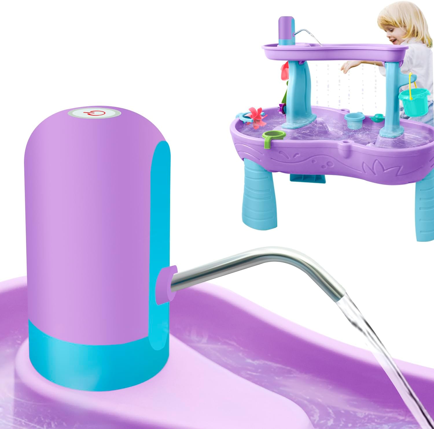 Amazon.com: New Upgraded Water Pump for Water Table, Water Table Pump ...