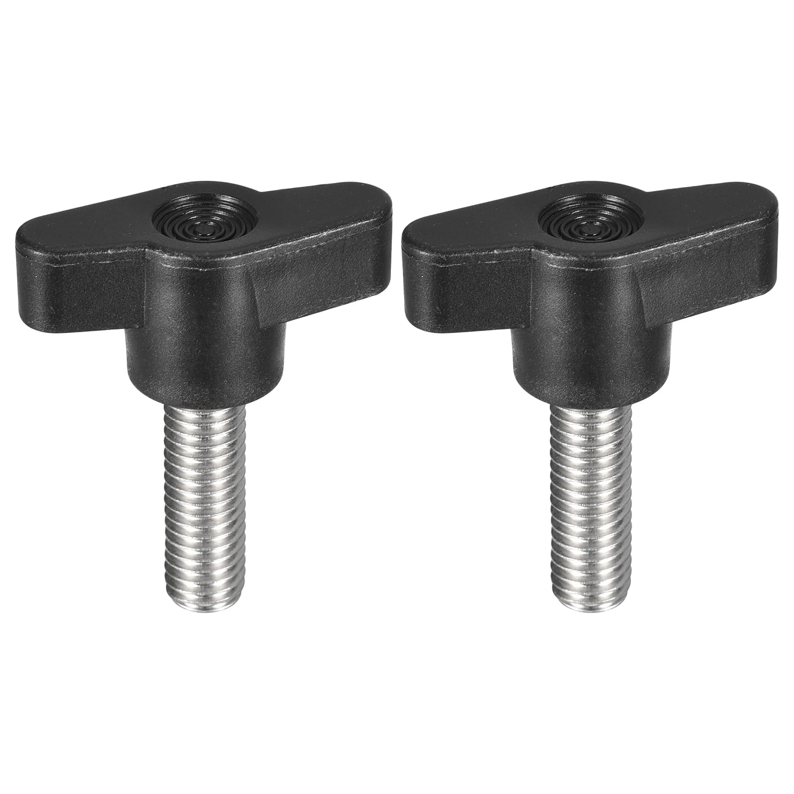 Amazon.com: uxcell 2Pcs Clamping Screw Knob, M8 x 25mm Metric 304 ...