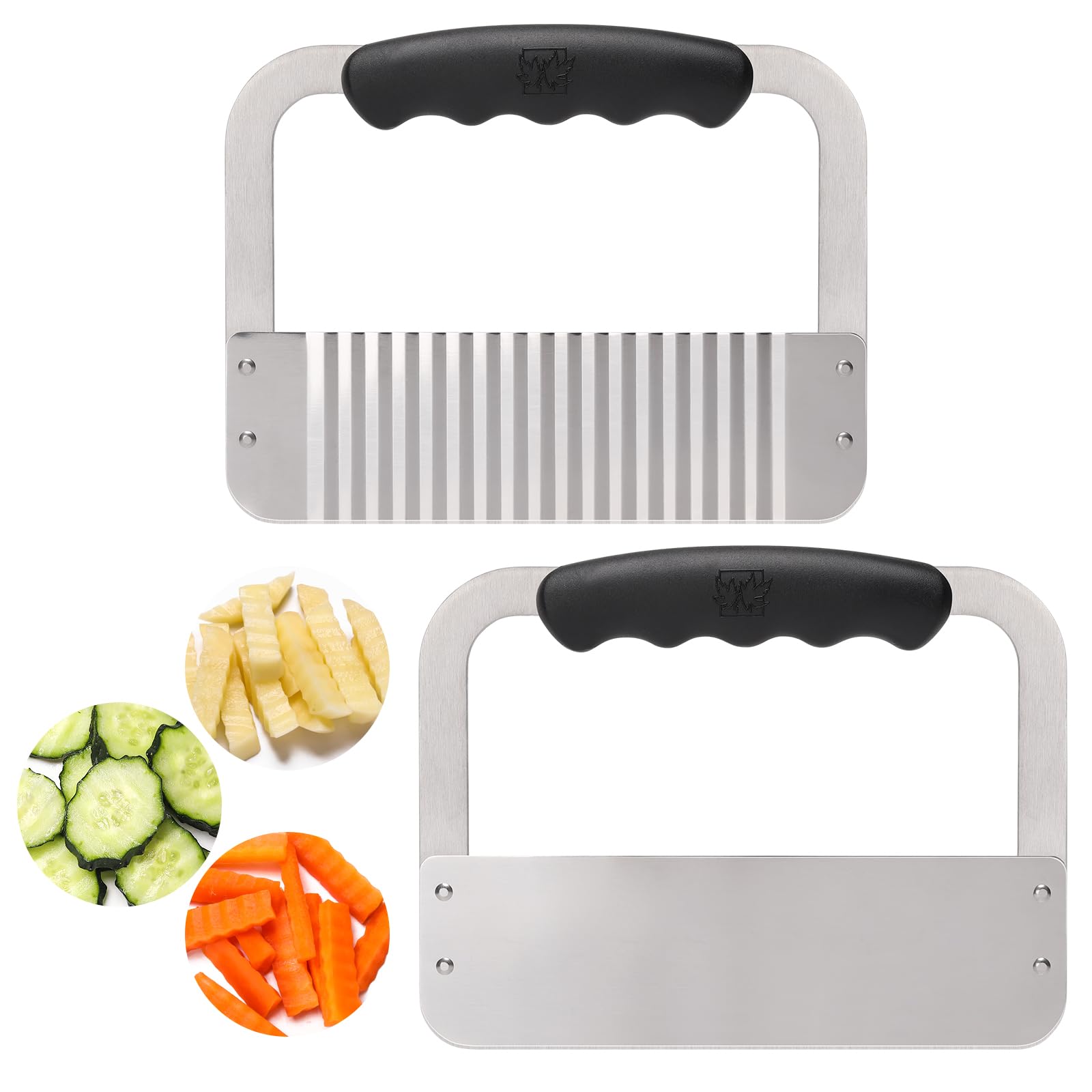Snapklik.com : BURLIHOME Crinkle Cutter For Potatoes, Stainless Steel ...