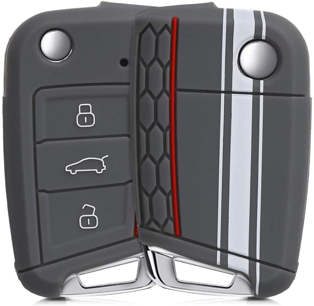 JVCV® Car Key Cover Compatible with Skoda Octavia Kodiaq Superb Folding ...