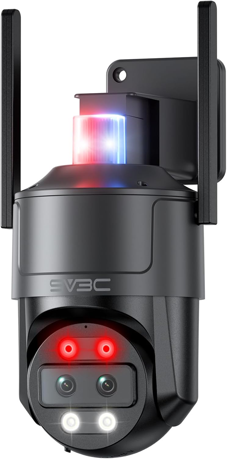 Amazon.co.jp: SV3C 防犯カメラ 屋外 ワイヤレス 2.4g/5g対応 監視カメラ wifi 800万画素 人体検知 AI検知 ネットワークカメラ ipカメラ ヒューマン検知 ...