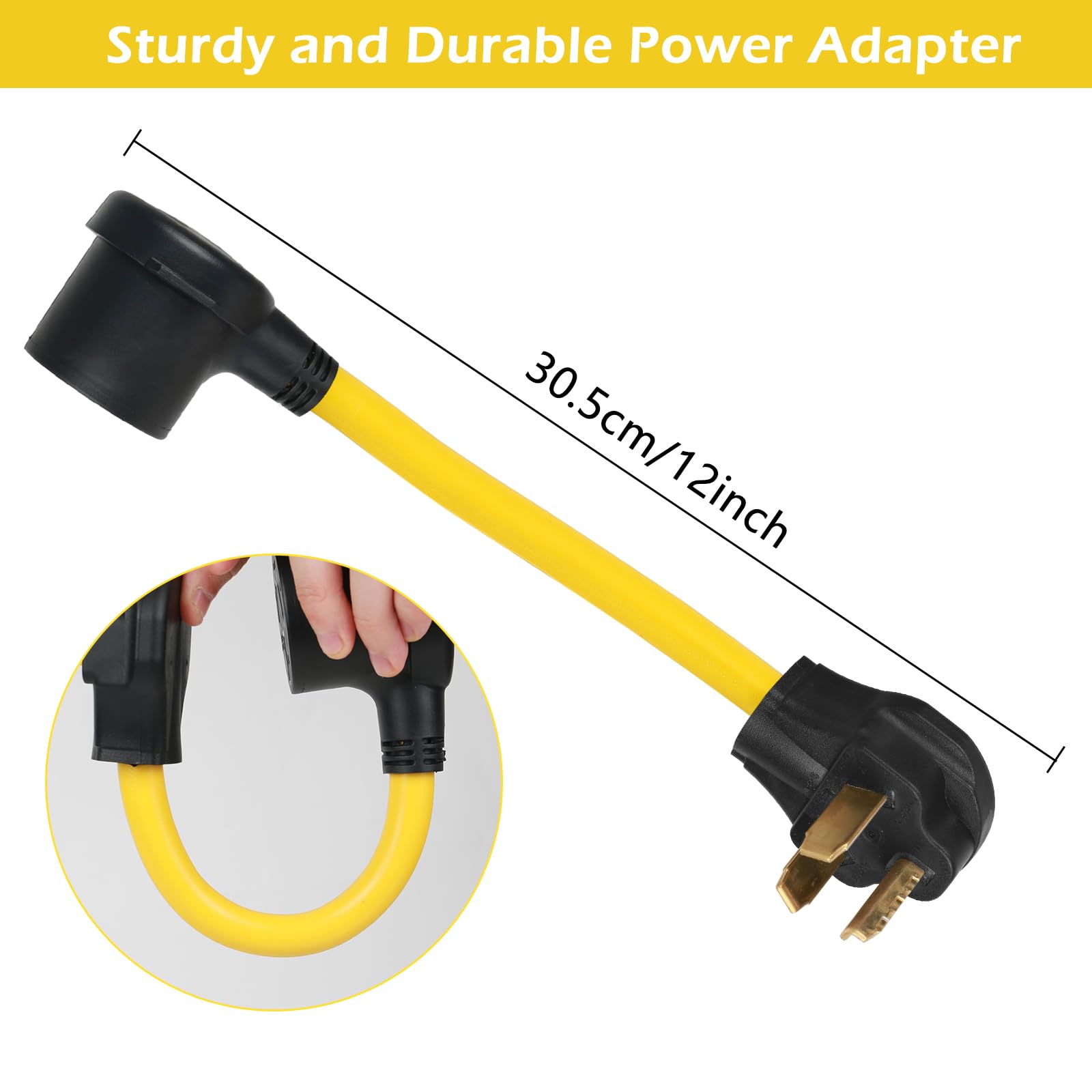 Dryer Adapter Cord Kanayu - 50Amp To 30Amp NEMA 10-50P To 10-30R, 1.5FT ...