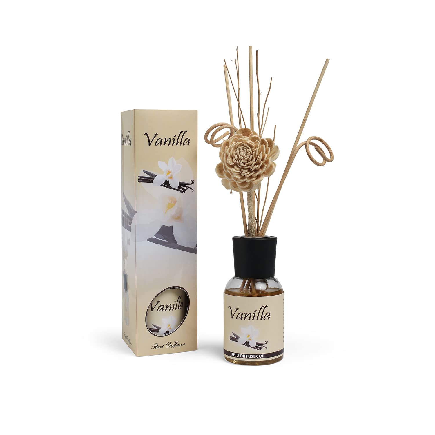 Sudarshan Dhoop, Vanilla, Reed Diffuser Set, 100ml : Amazon.in: Home ...