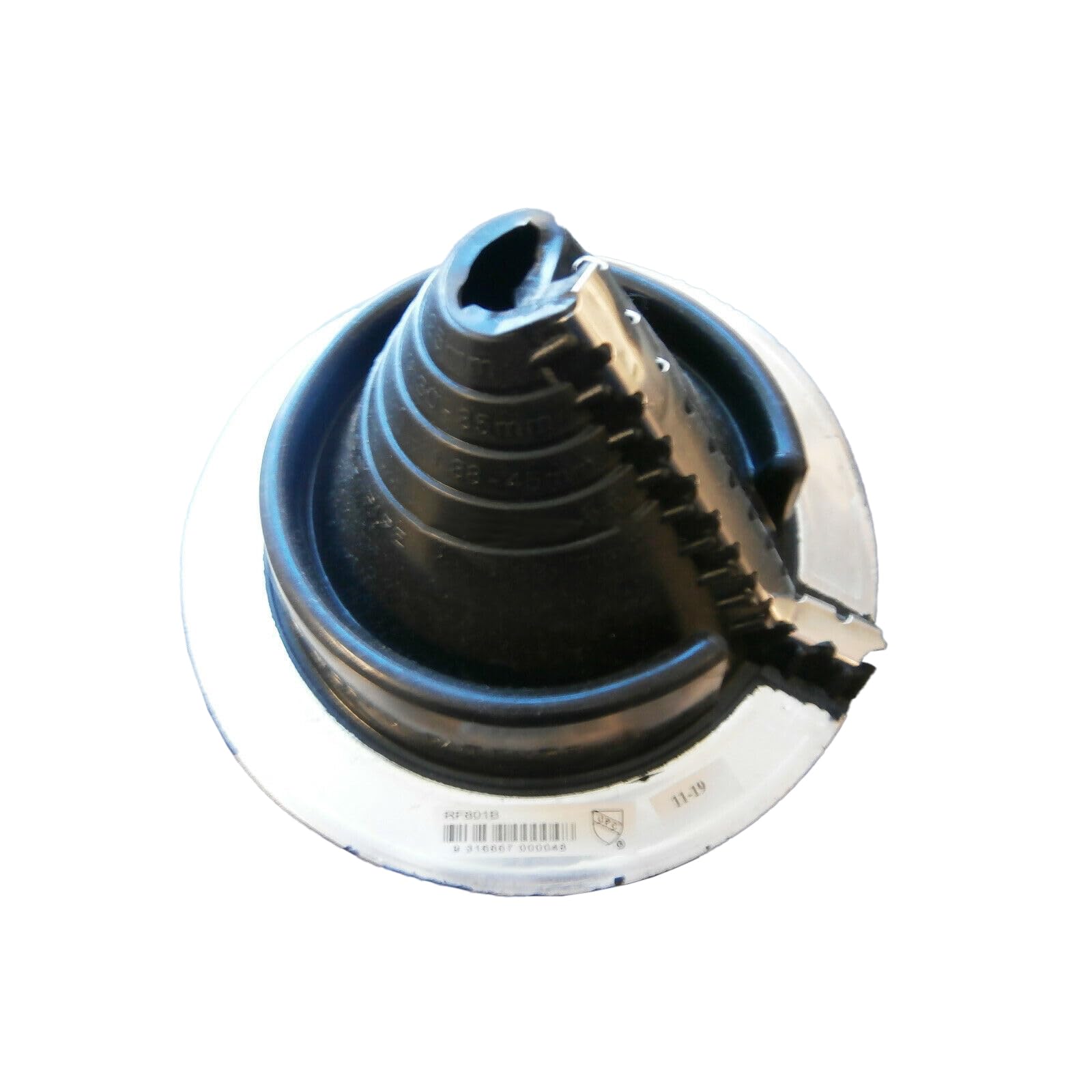 RF801B (3/4" - 2-3/4") RETROFIT - Black EPDM Flexible Pipe Flashing ...