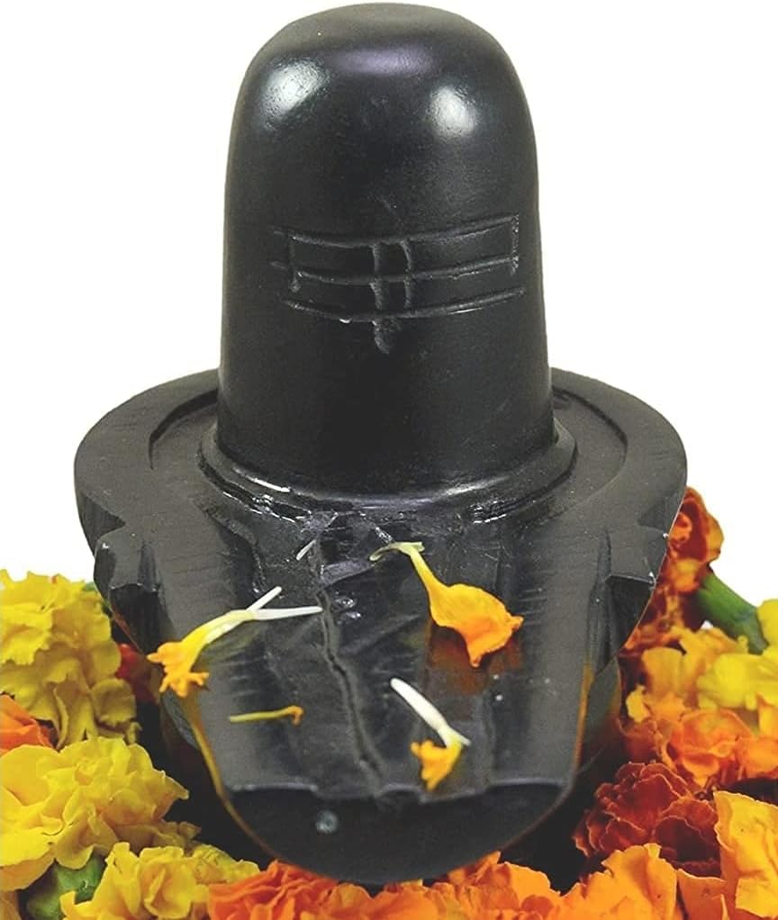 Amazon.com: Marble Shiva Shivling Idol Pooja God Statue Stone Crafts ...
