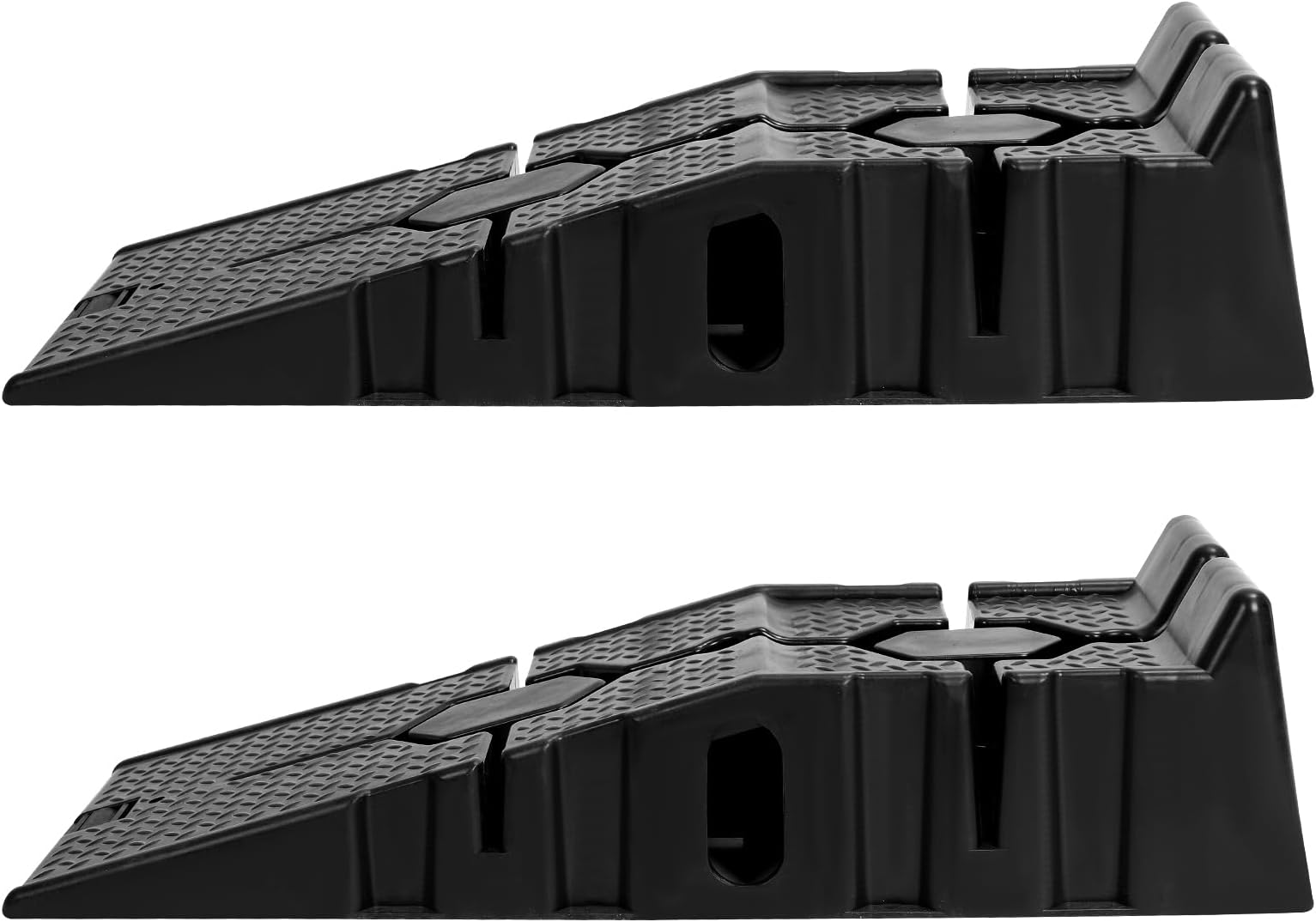 Pair of Heavy Duty Metal 2.5 Tonne (2500kg) Extra Wide Car Maintenance ...