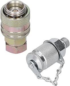 Amazon.com: G1/8 Pipe Connection Pipe Fittings Quick Hydraulic Coupling ...